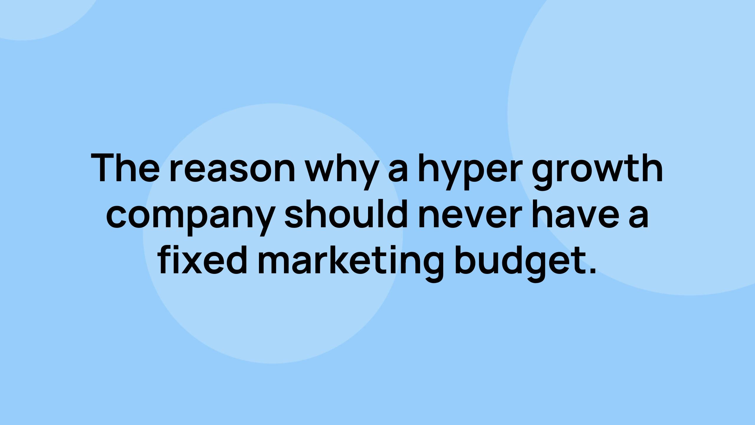 Growth for the Brave: The Cowboy Marketing Budget Approach
